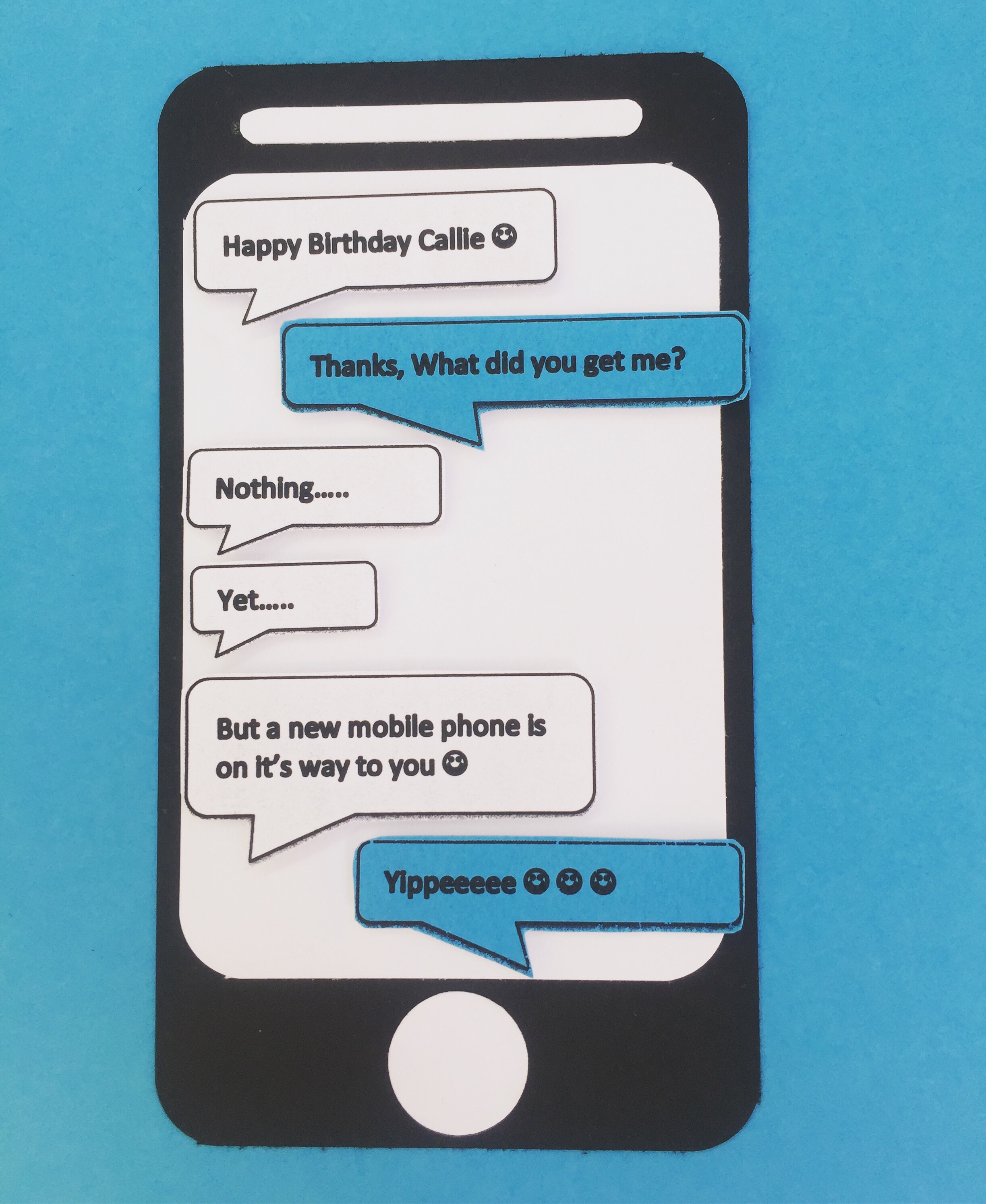 Mobile Phone Gift Card – Shannon Kissane – The Crafting Engineer